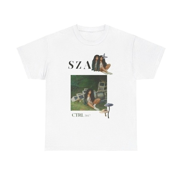Tops | Sza Ctrl Tshirt Sza Graphic Tee Sza Merch Rap Shirtss | Poshmark